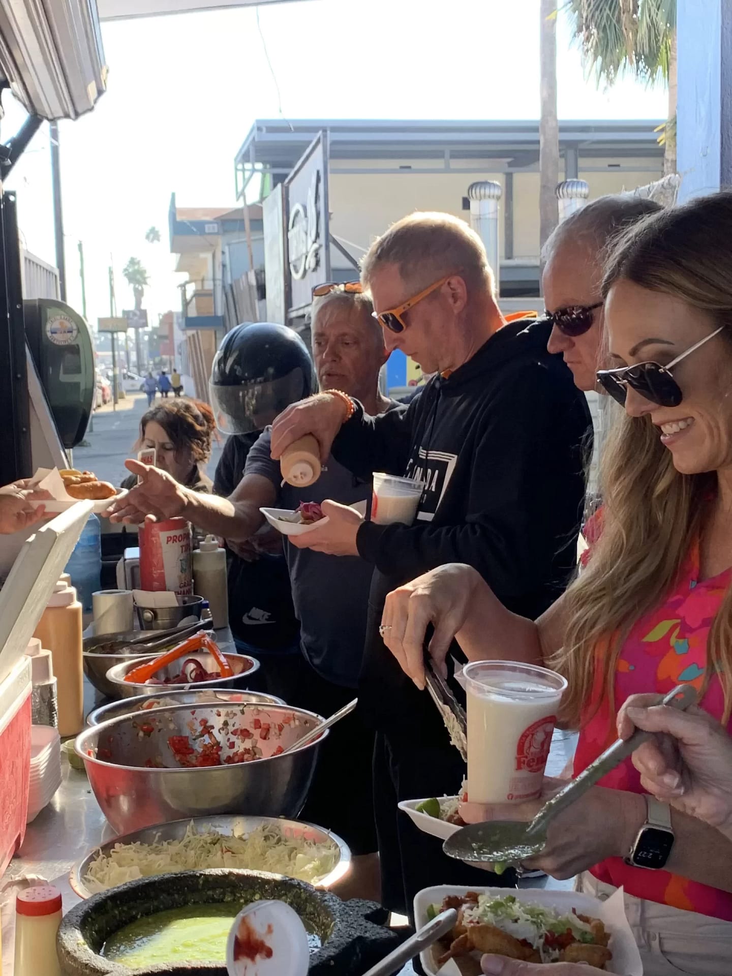 Tacos and Bike Ride fun ride in Ensenada